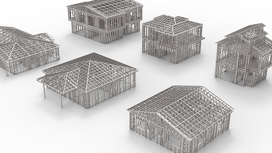 LSF Structures - Flexible Design - UNBAK Machinery CO LTD